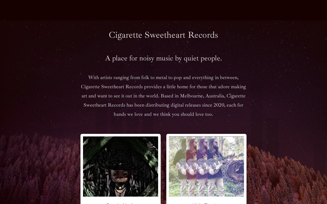Cigarette Sweetheart Records